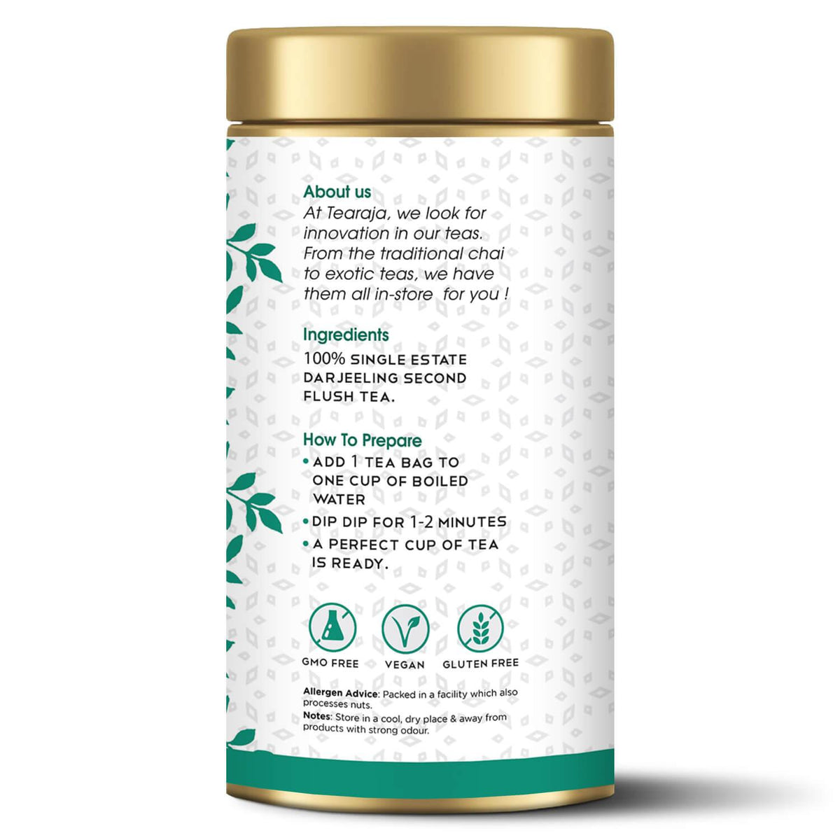 Tea Raja - Darjeeling Second Flush Tea 30 Tea Bags – PUSHMYCART