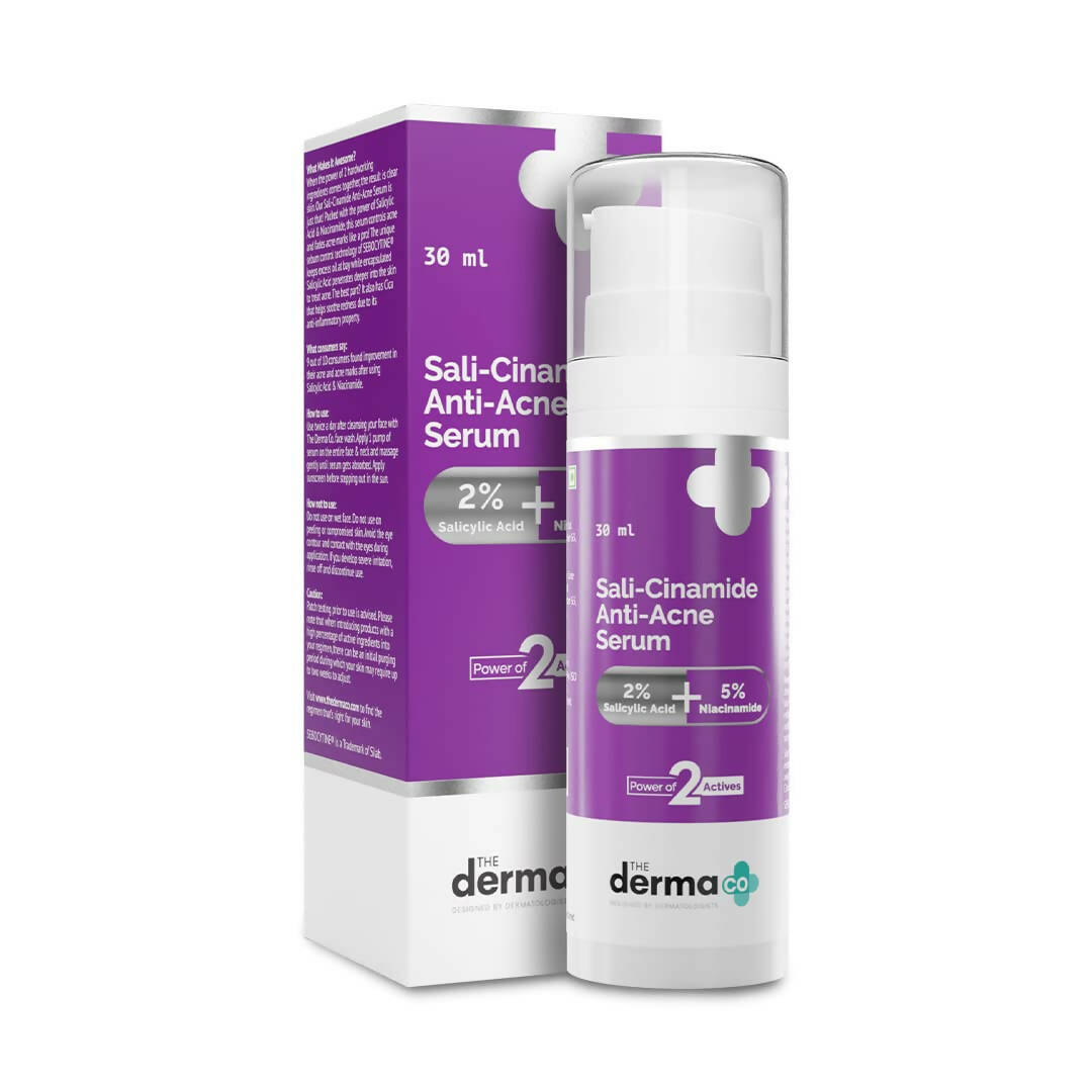 The Derma Co Sali-Cinamide Anti-Acne Face Serum – PUSHMYCART