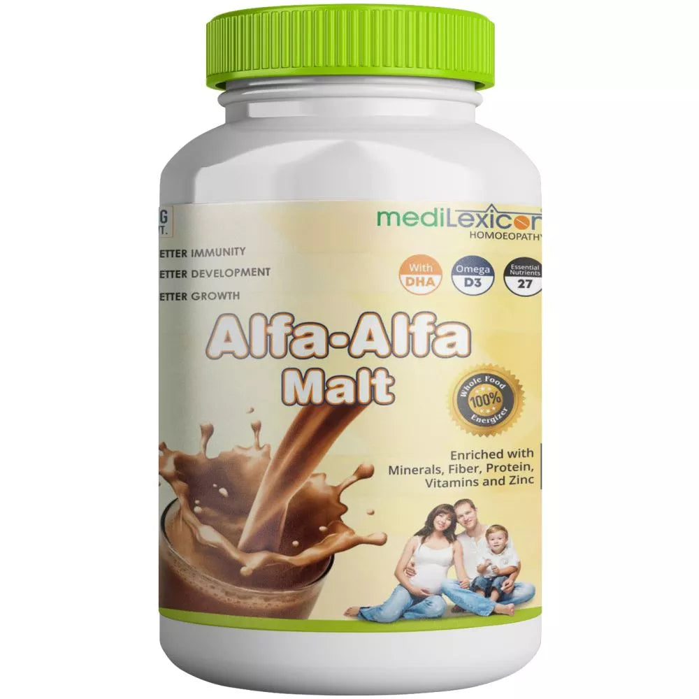 Medilexicon Homeopathy Alfa-Alfa Malt Powder – PUSHMYCART