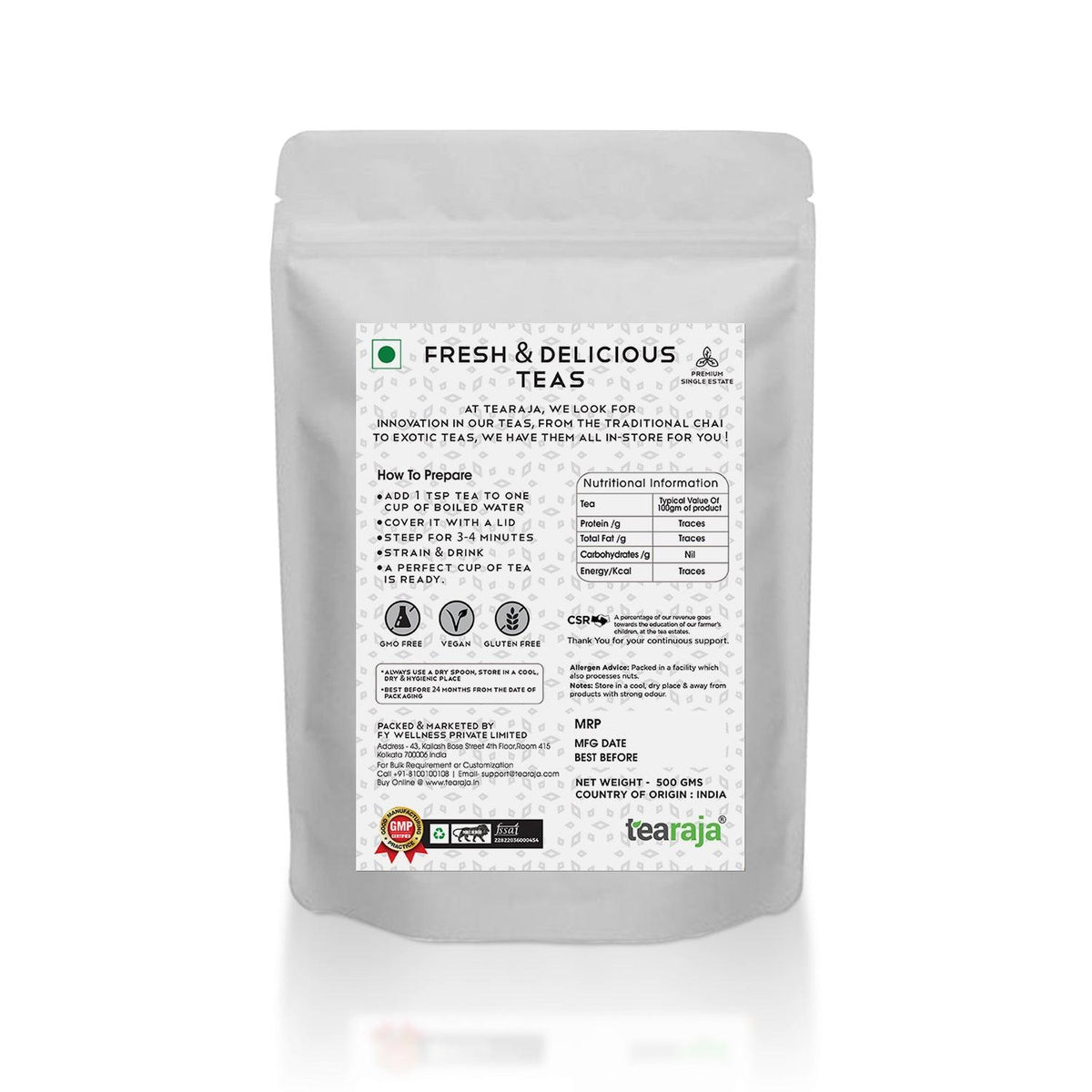 Tea Raja - Special Darjeeling Fannings Tea – PUSHMYCART