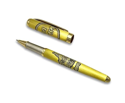 Devotional Ayodhya Ram Mandir Pen with Jai Shree Ram Print – PUSHMYCART
