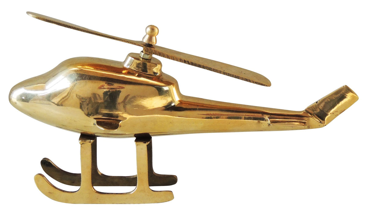 Brass Children Playing Helicopter 1Kg – PUSHMYCART
