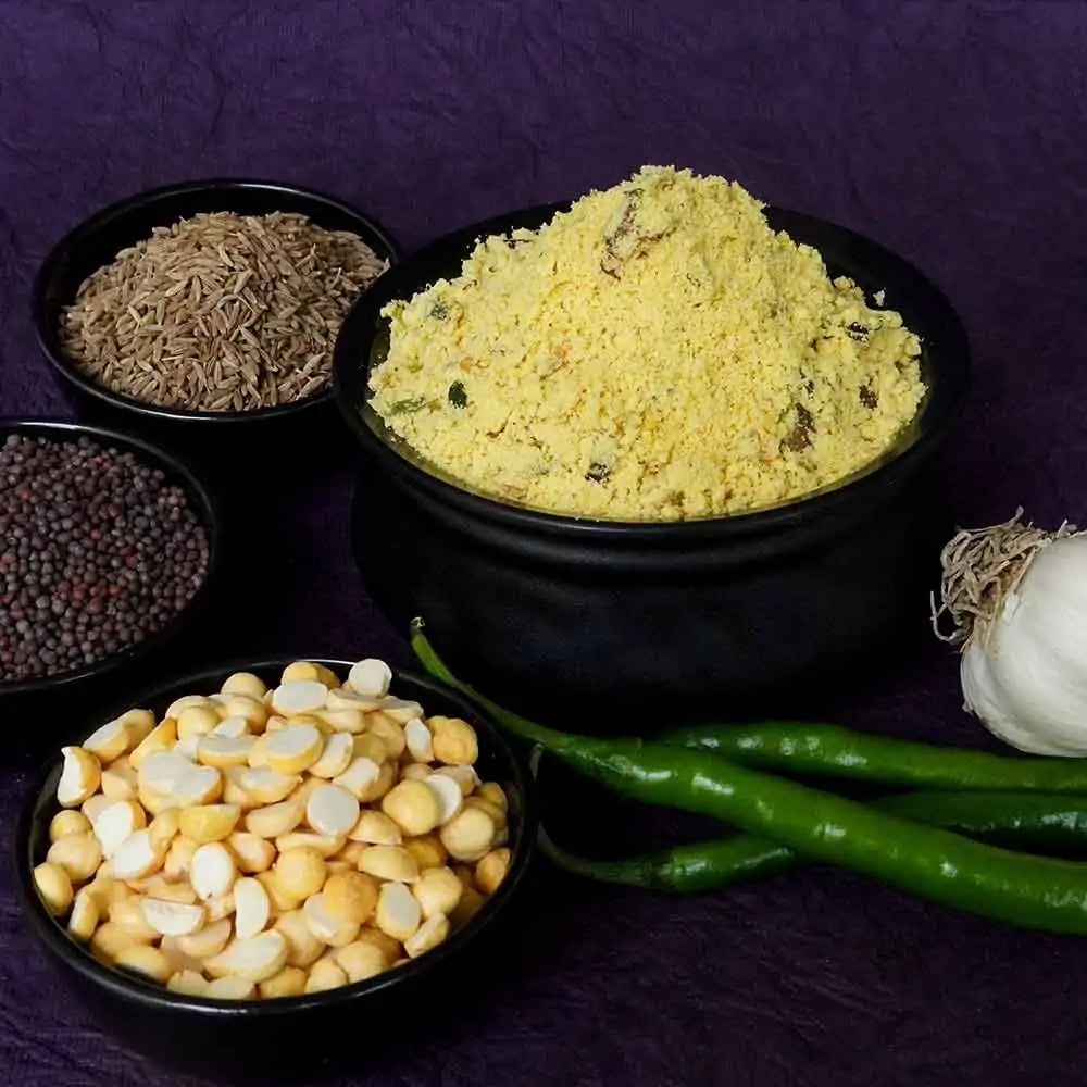 Prakruthi Pachi Mirchi Karam Podi | Chutney Powder – PUSHMYCART