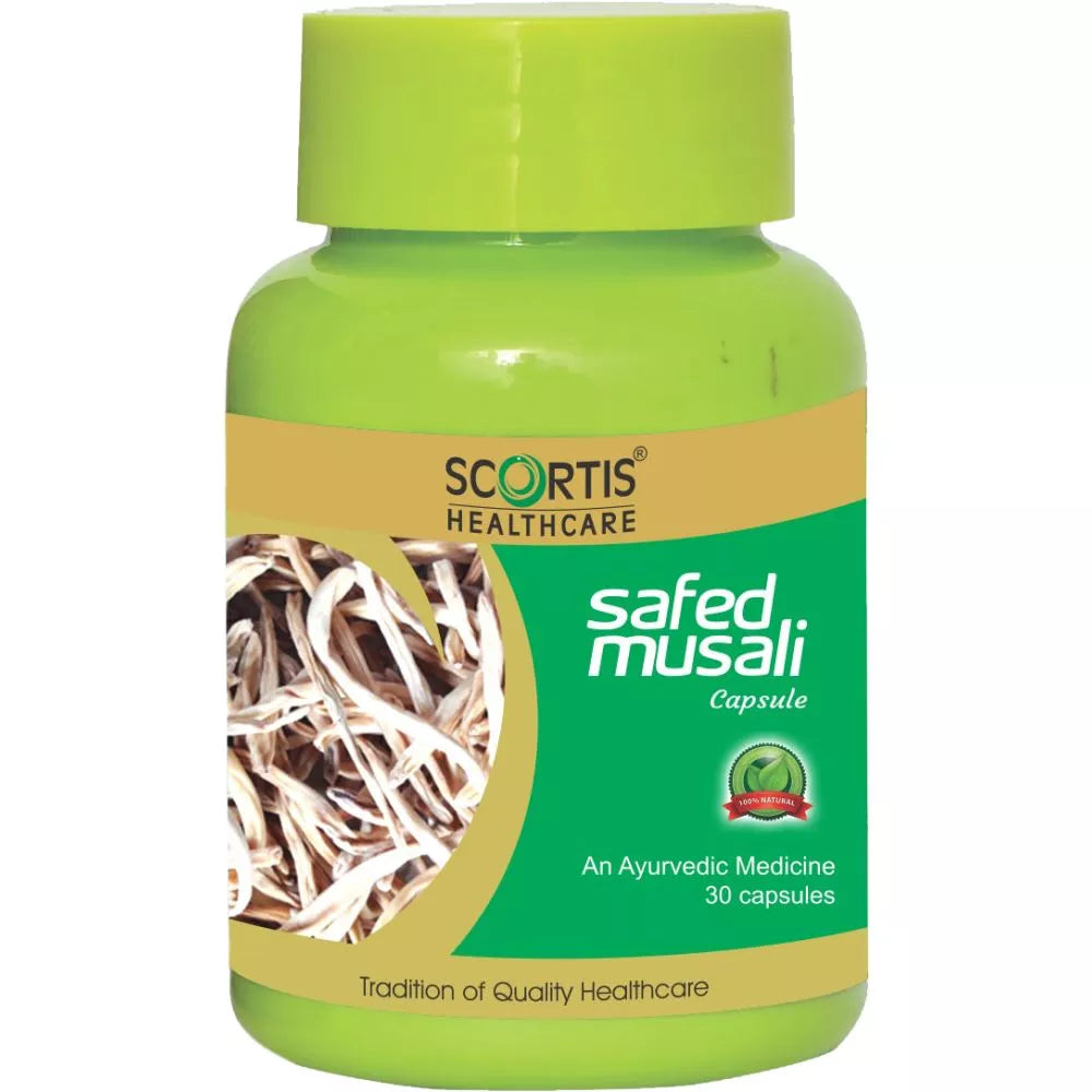 Scortis Health Care Safed Musali Capsule 30 caps – PUSHMYCART