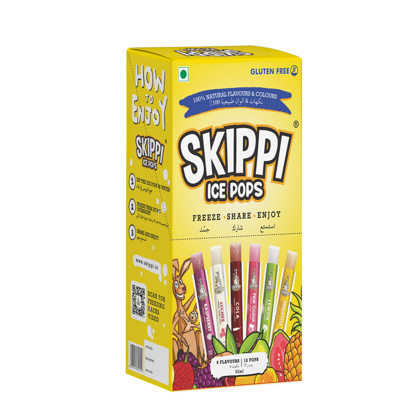 Skippi Ice Pops All Flavours small International Pack – PUSHMYCART