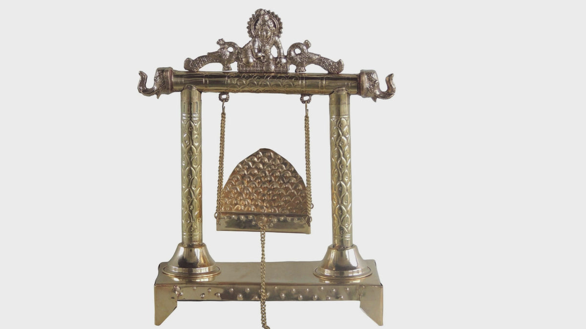Brass Laddu Gopal Jhula For God Idol 1.38kg – PUSHMYCART