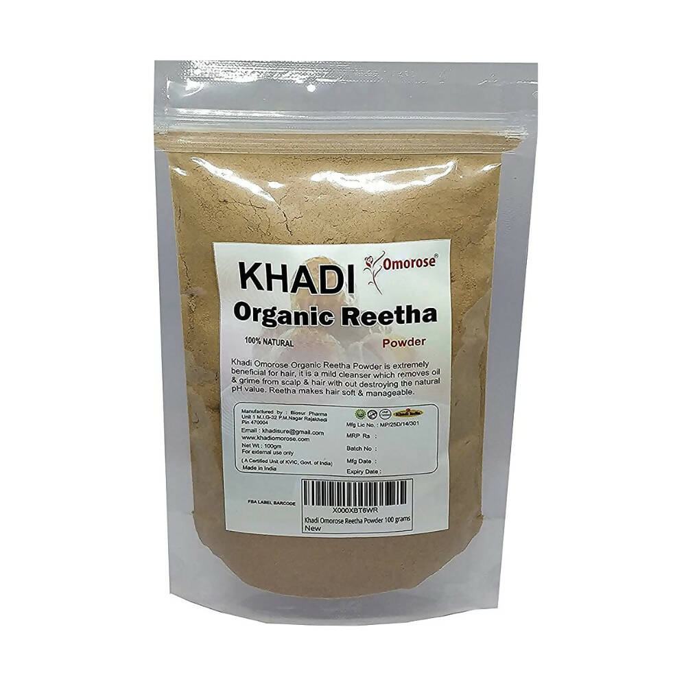 Khadi Omorose Organic Reetha Powder For Hair – PUSHMYCART