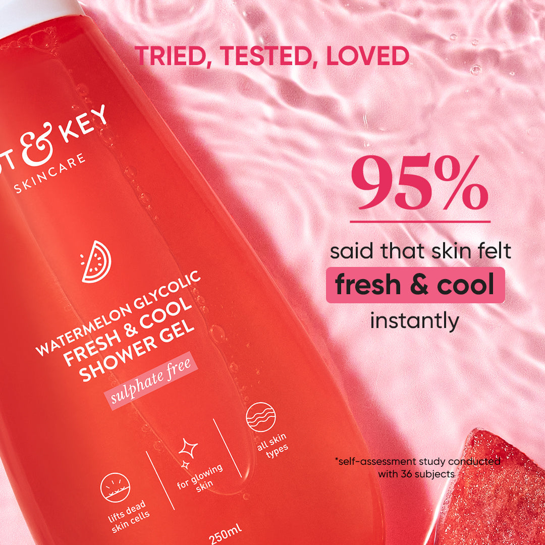 Dot and key Watermelon and Glycolic Cooling Shower Gel – PUSHMYCART