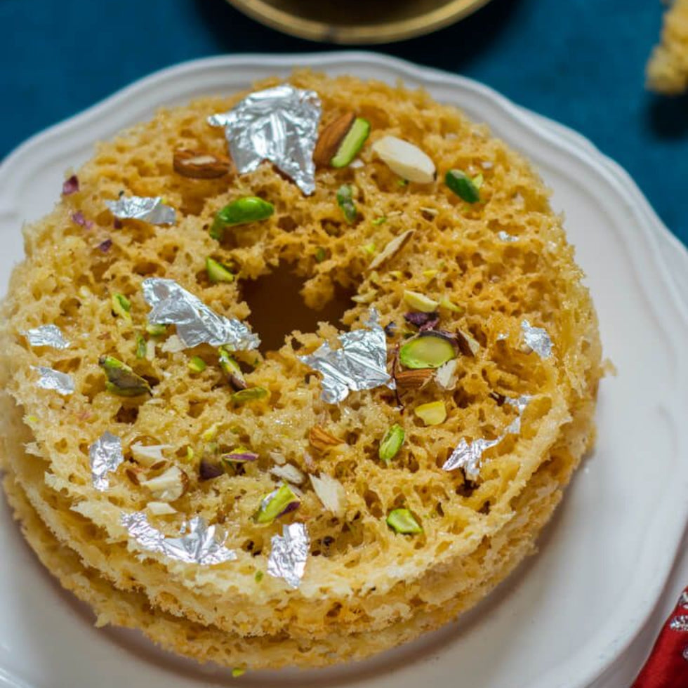 Prakruthi Rajasthani Ghewar Sweet – PUSHMYCART