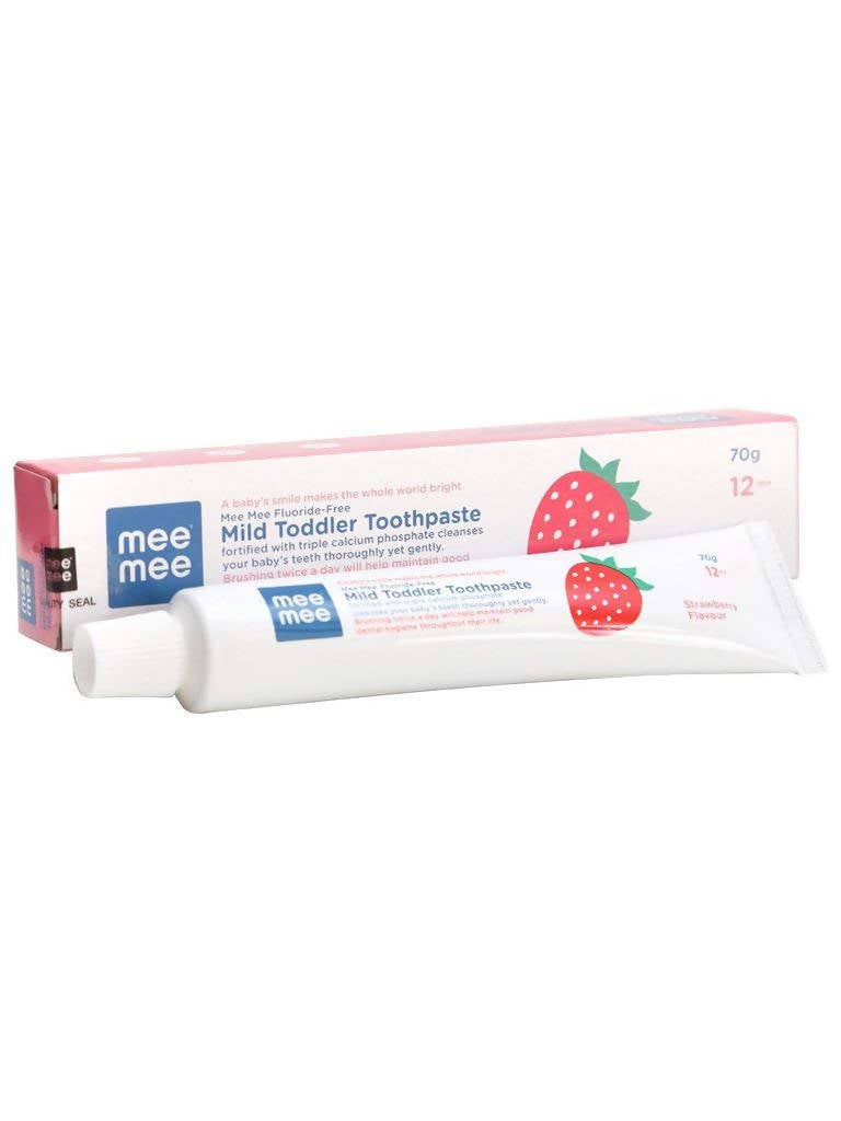 Mee Mee FluorideFree Mild Toddler Toothpaste Strawberry Flavor – PUSHMYCART