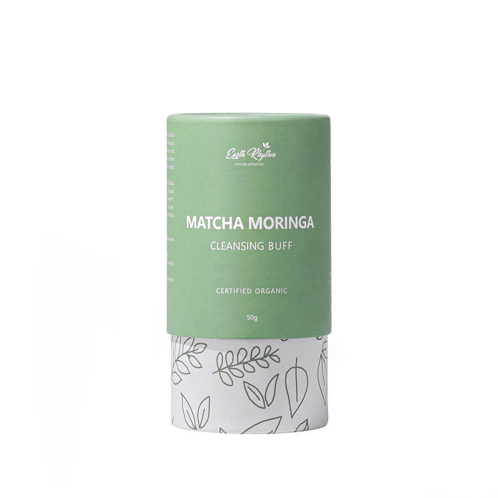 Earth Rhythm Matcha Moringa Cleansing Buff – PUSHMYCART