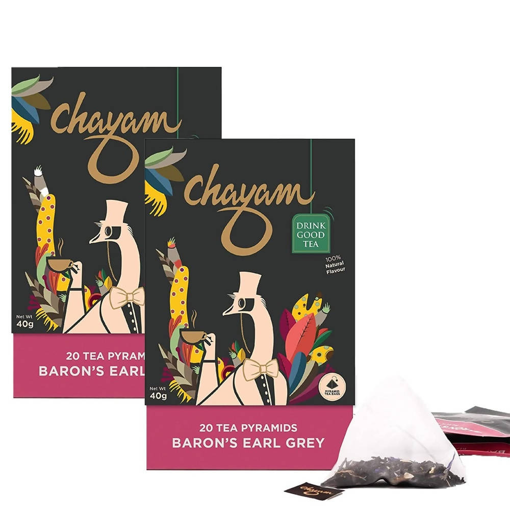 Buy Online Chayam Baron's Earl Grey Tea Bags for lowest price and ...