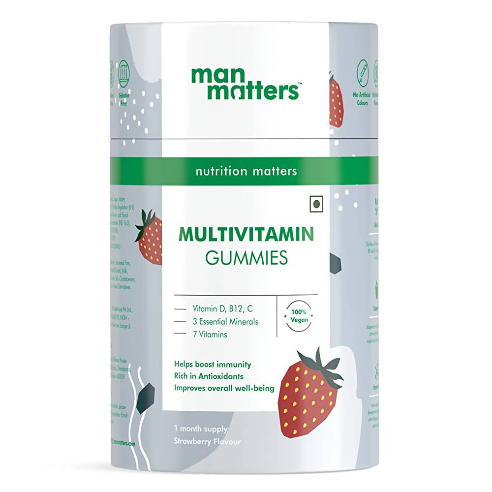 Man Matters Multivitamin Gummies For Men - Strawberry Flavor – PUSHMYCART