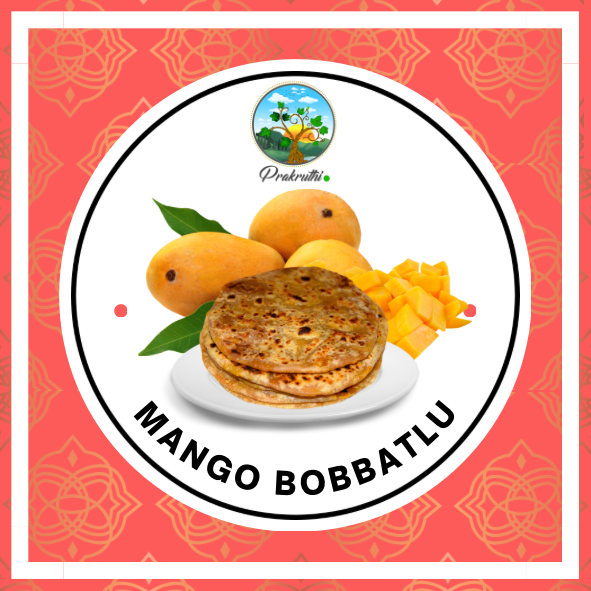 Prakruthi Mango Bobbatlu | Puran Poli 500g – PUSHMYCART