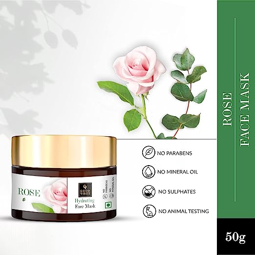 Good Vibes Hydrating Rose Face Mask 100g – PUSHMYCART