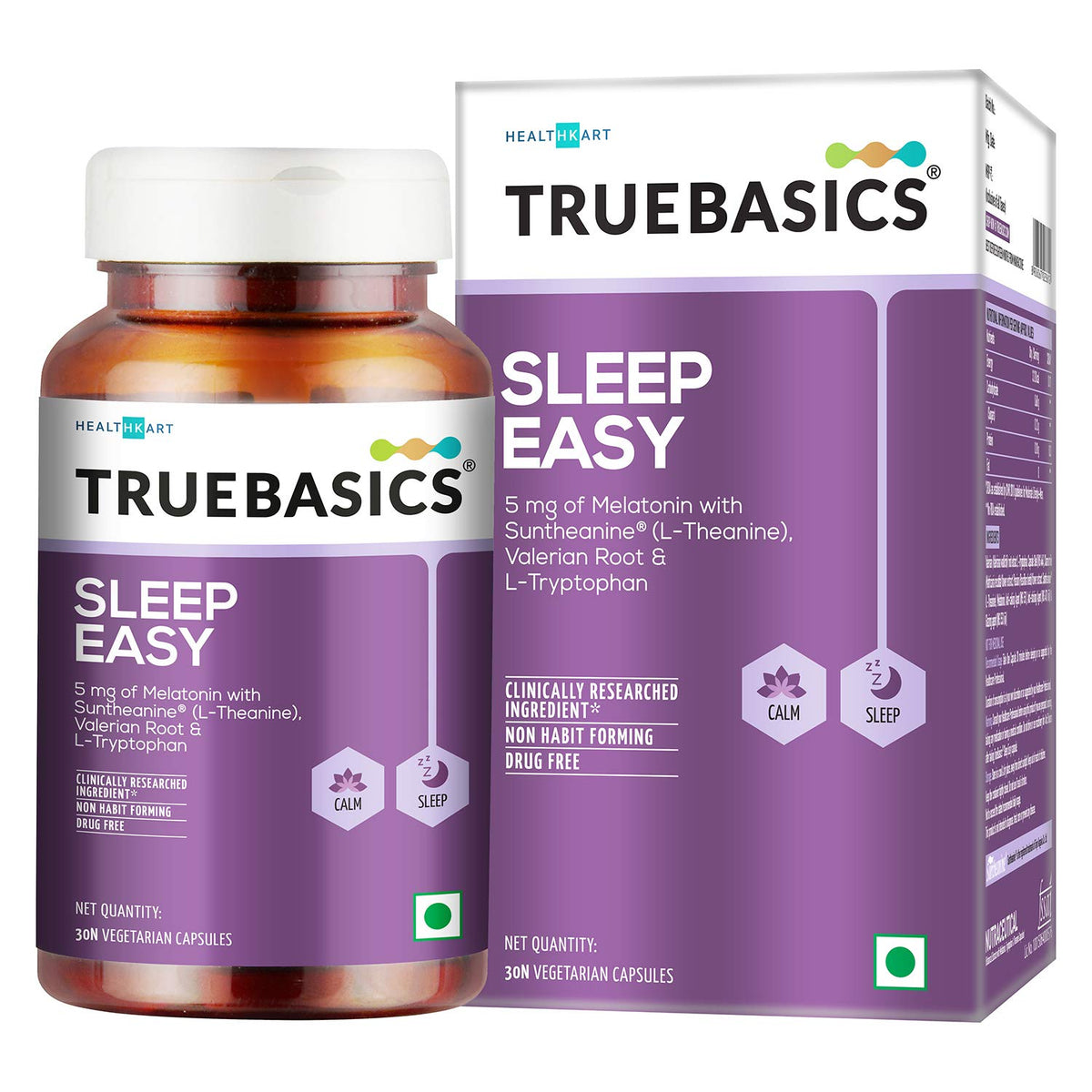 Buy online TrueBasics Sleep Easy Melatonin for lowest price and fastest ...