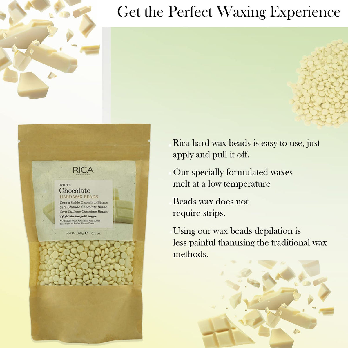 Rica White Chocolate Brazilian Hard Bead Wax – PUSHMYCART
