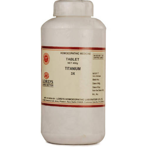 Lord's Homeopathy Titanium Tablets – PUSHMYCART