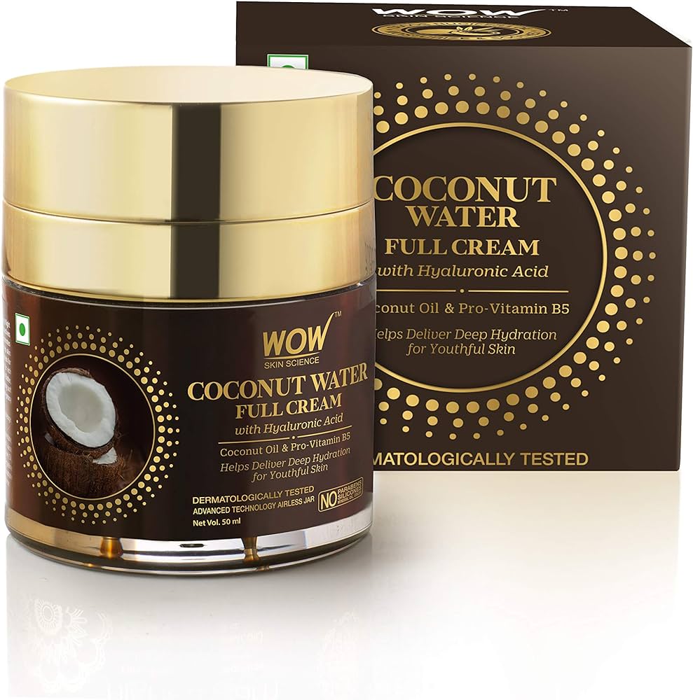 WOW Skin Science Anti| Age Coconut Water Full Cream With Hyaluronic Ac ...
