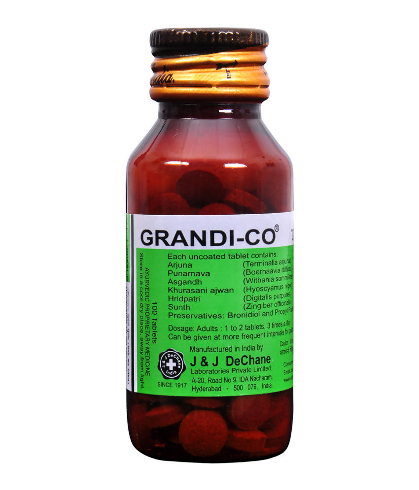 J & J Dechane Ayurvedic Grandi Co Tablets – PUSHMYCART