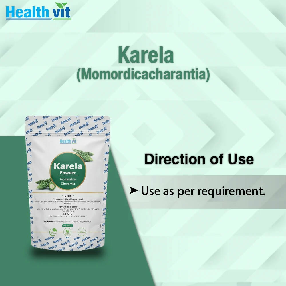 Healthvit Natural Karela Powder – PUSHMYCART