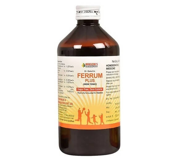Bakson's Homeopathy Ferrum Plus- Sugar Free – PUSHMYCART