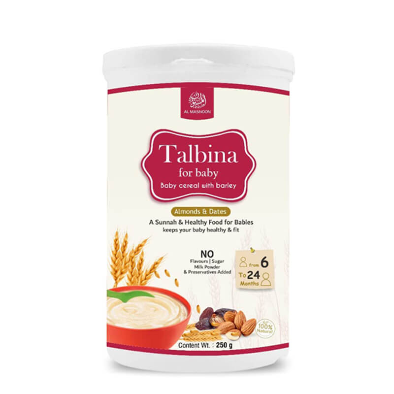 Al Masnoon Talbina For Baby with Almonds and Dates | Baby Cereal with ...