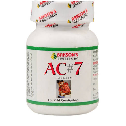 Bakson's AC 7 Tablets – PUSHMYCART