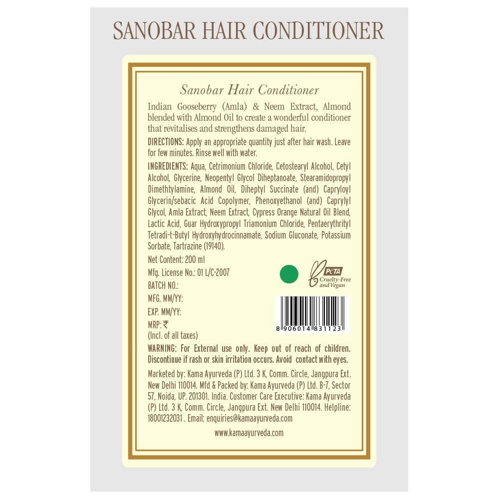 Kama Ayurveda Sanobar hair conditioner 200ml – PUSHMYCART