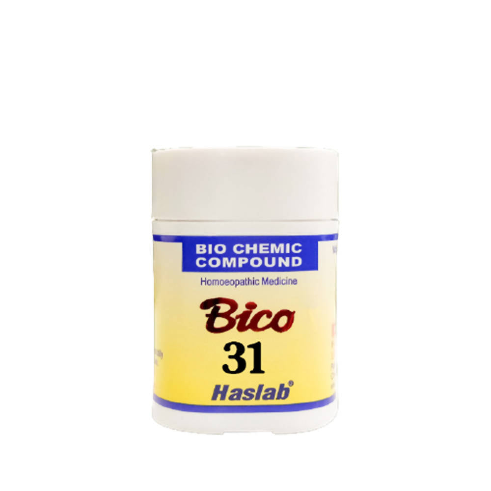 Haslab Homeopathy Bico 31 Biochemic Compound Tablets – PUSHMYCART