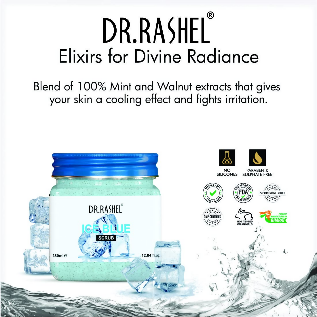 Dr.Rashel Ice Blue Scrub For Face And Body – PUSHMYCART
