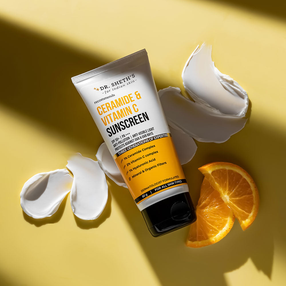 Dr. Sheth's Ceramide and Vitamin C Sunscreen 80g – PUSHMYCART