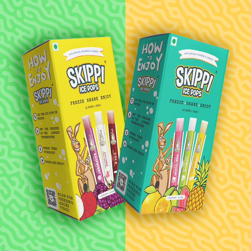 Skippi Ice Pops Cola|Lychee|Raspberry|Pink Guava|Lemon and Pineapple ...