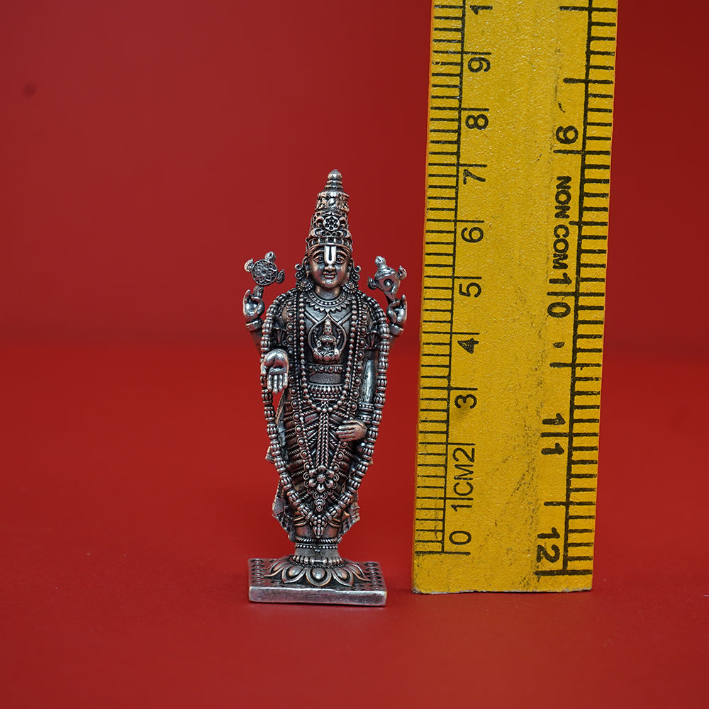 Pure Silver Venkateshwara Swamy Idol Antique 50g – PUSHMYCART