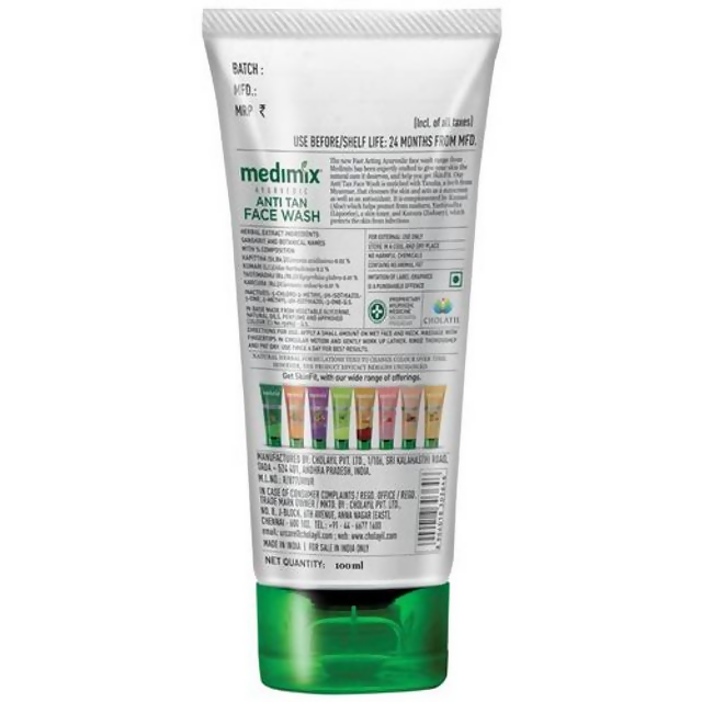Medimix Ayurvedic Anti Tan Face Wash with Aloe Vera & Tanaka – PUSHMYCART
