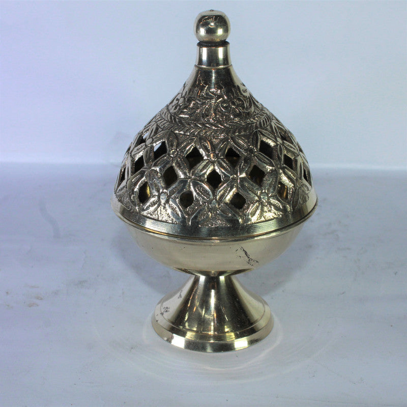 Brass Dhuna Dhoop Dani with Handle 216g – PUSHMYCART