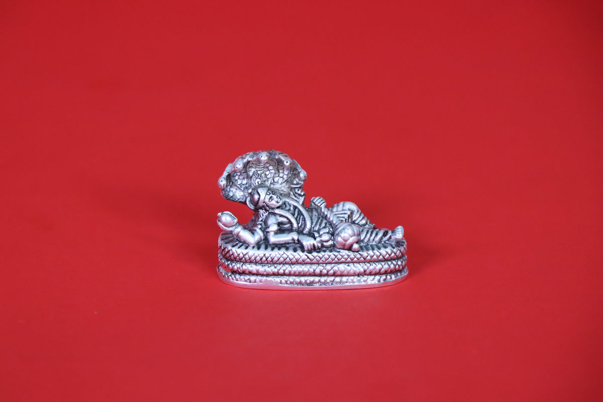 Pure Silver Vishnu Swamy Antique Idol 48g – PUSHMYCART