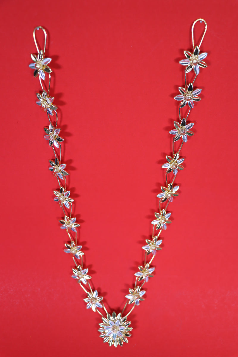 Pure Silver Flower Mala 86g – PUSHMYCART