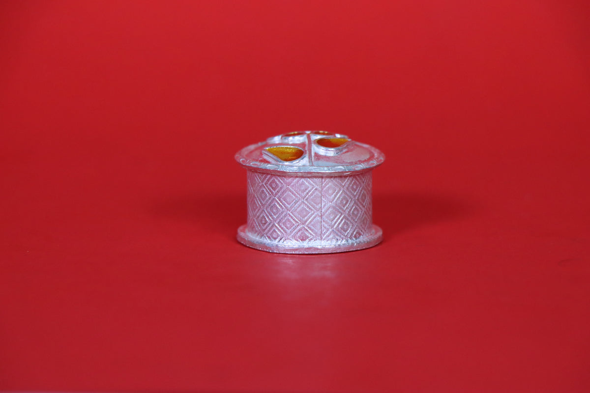 Pure Silver Kajal Box Dabbi 15.7g – PUSHMYCART