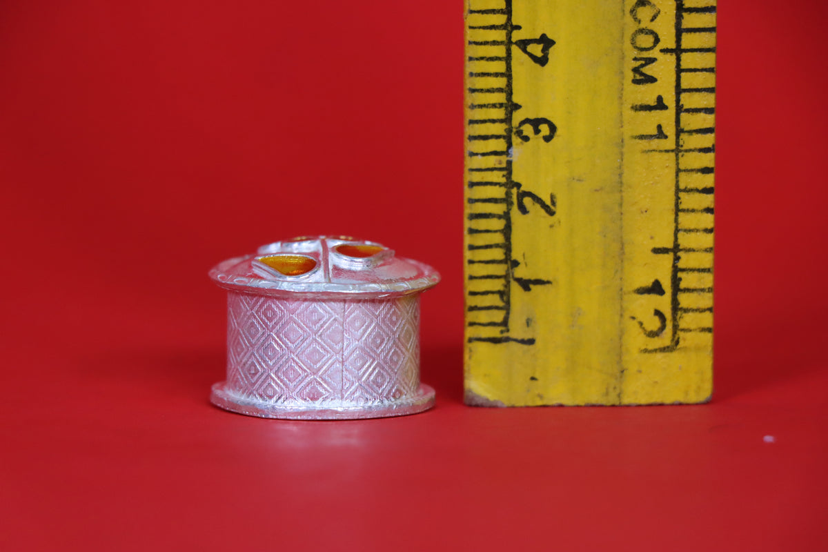 Pure Silver Kajal Box Dabbi 15.7g – PUSHMYCART