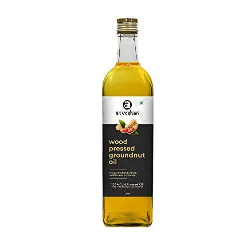 Anveshan Wood Pressed Groundnut Oil – PUSHMYCART