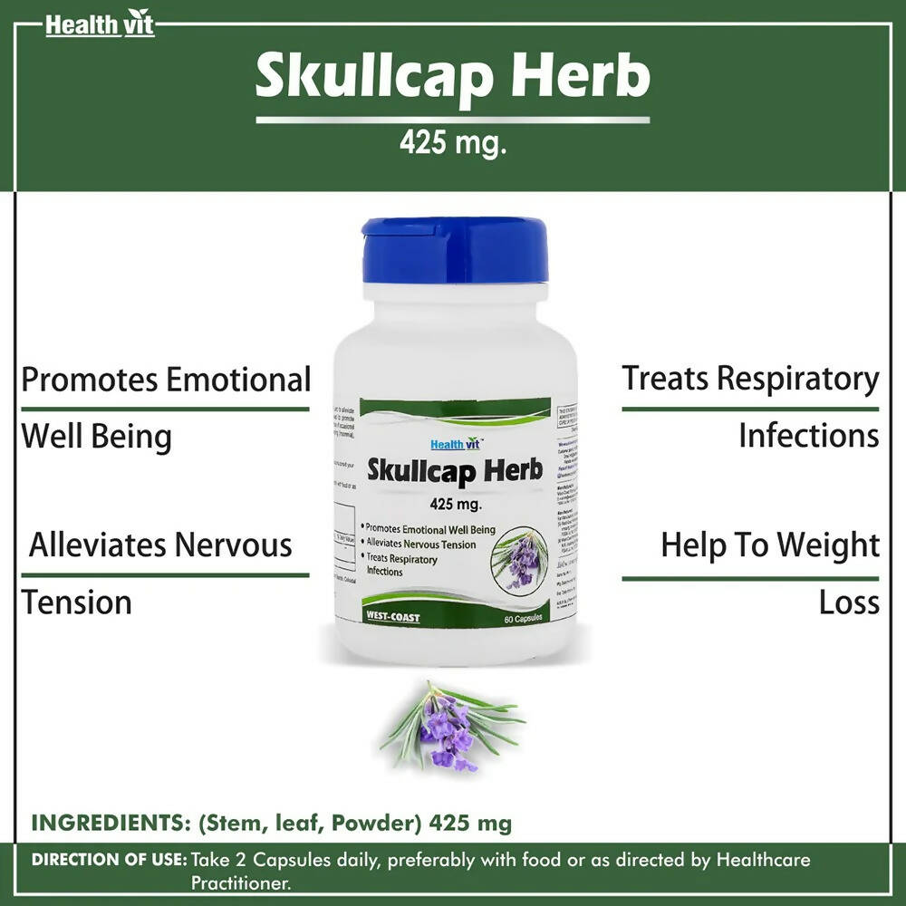 Healthvit Skullcap Herbs Capsules – PUSHMYCART