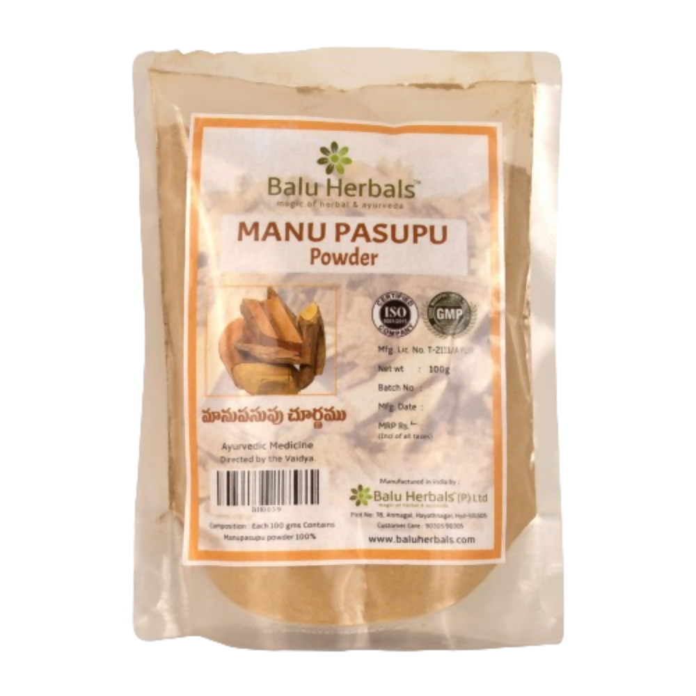 Balu Herbals Maramanjali (Manu pasupu) Powder – PUSHMYCART