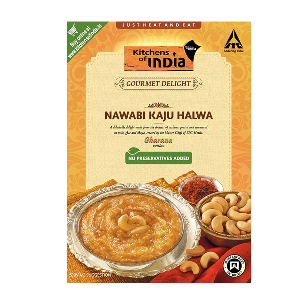 Kitchens of India Ready to Eat Nawabi Kaju Halwa 200gms – PUSHMYCART