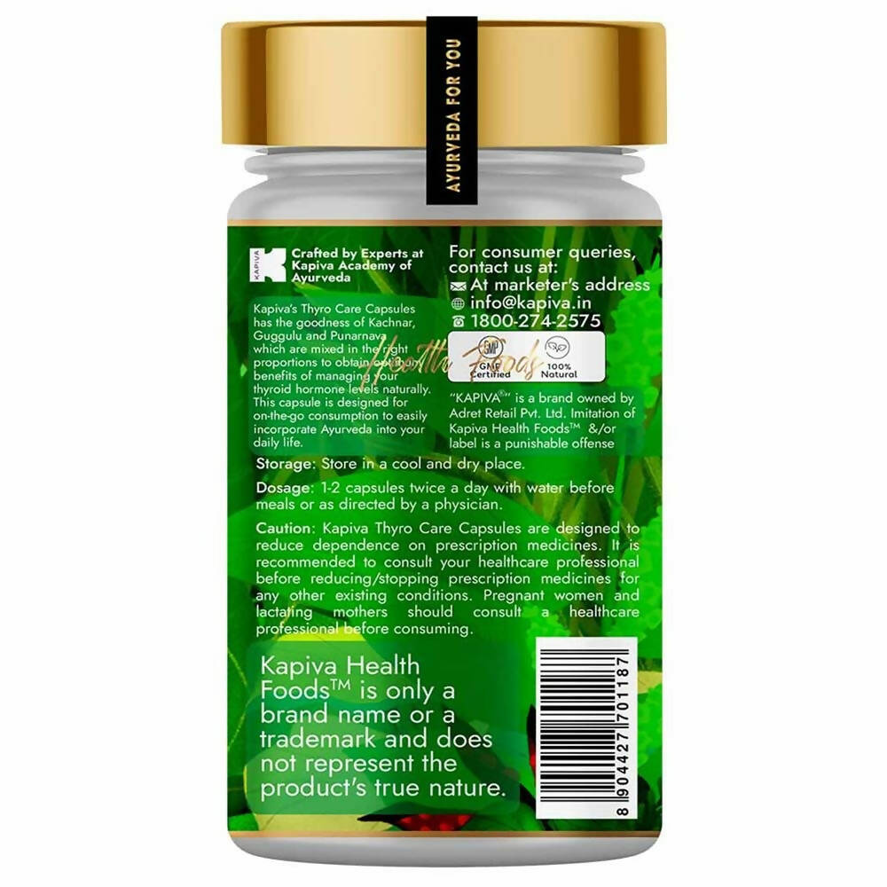 Kapiva Ayurveda Health Foods Thyro Care Capsules – PUSHMYCART