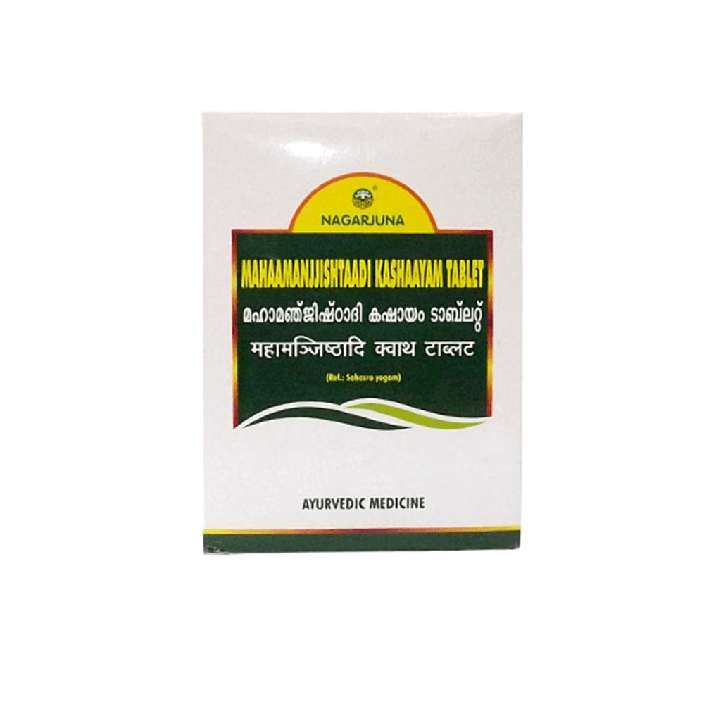 Nagarjuna Ayurveda Mahaamanjishtadi Kashayam Tablet 200g – PUSHMYCART