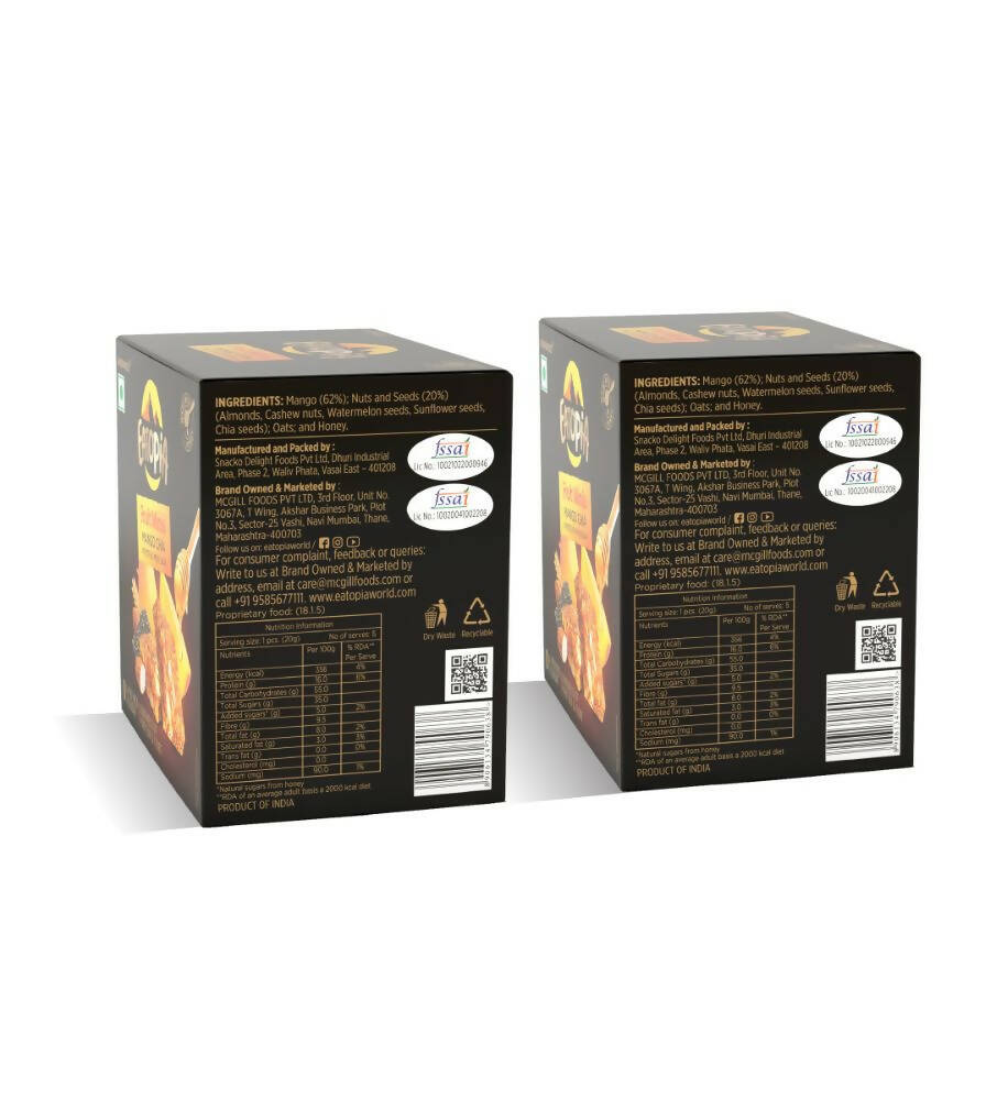 Eatopia Fruit Minis | Mango Chia Protein Mini Bar – PUSHMYCART