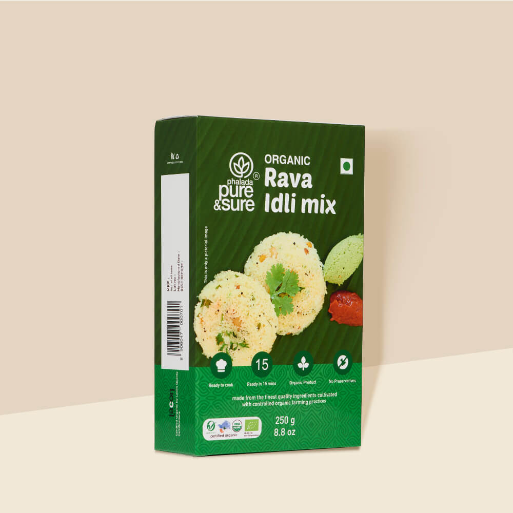 Pure & Sure Organic Rava Idli Mix – PUSHMYCART