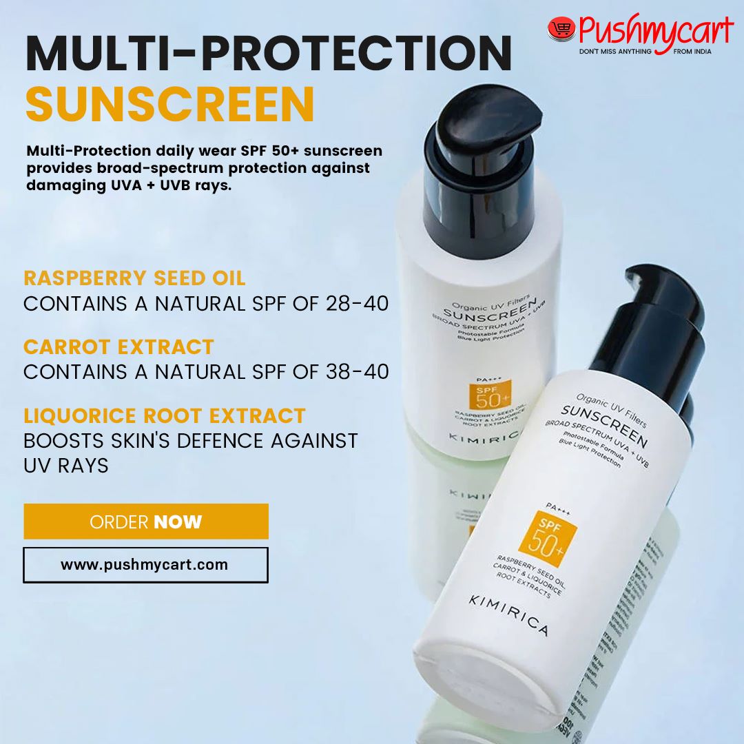 Kimirica Everyday Sunscreen Spf 50+ With Multi 100ml – PUSHMYCART