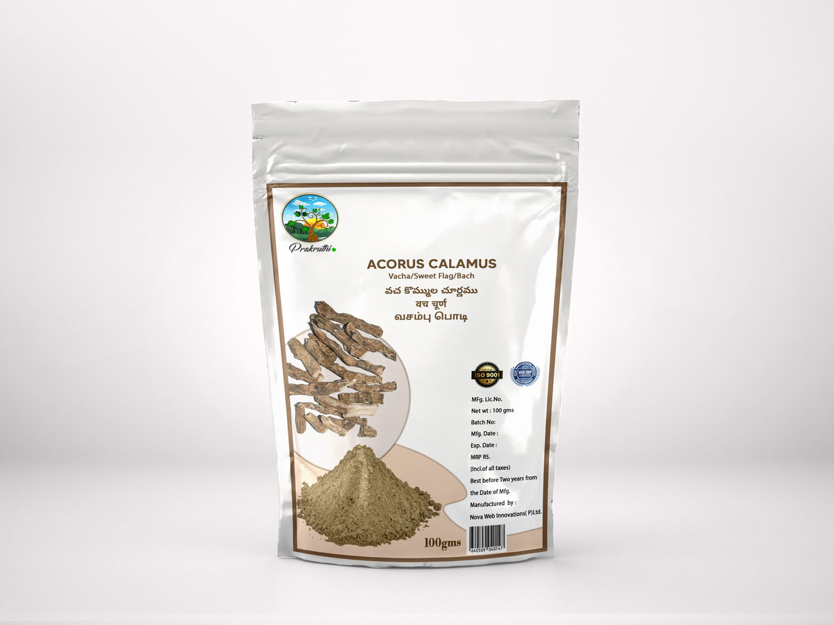 Prakruthi ACROUS CALAMUS POWDER 100G – PUSHMYCART